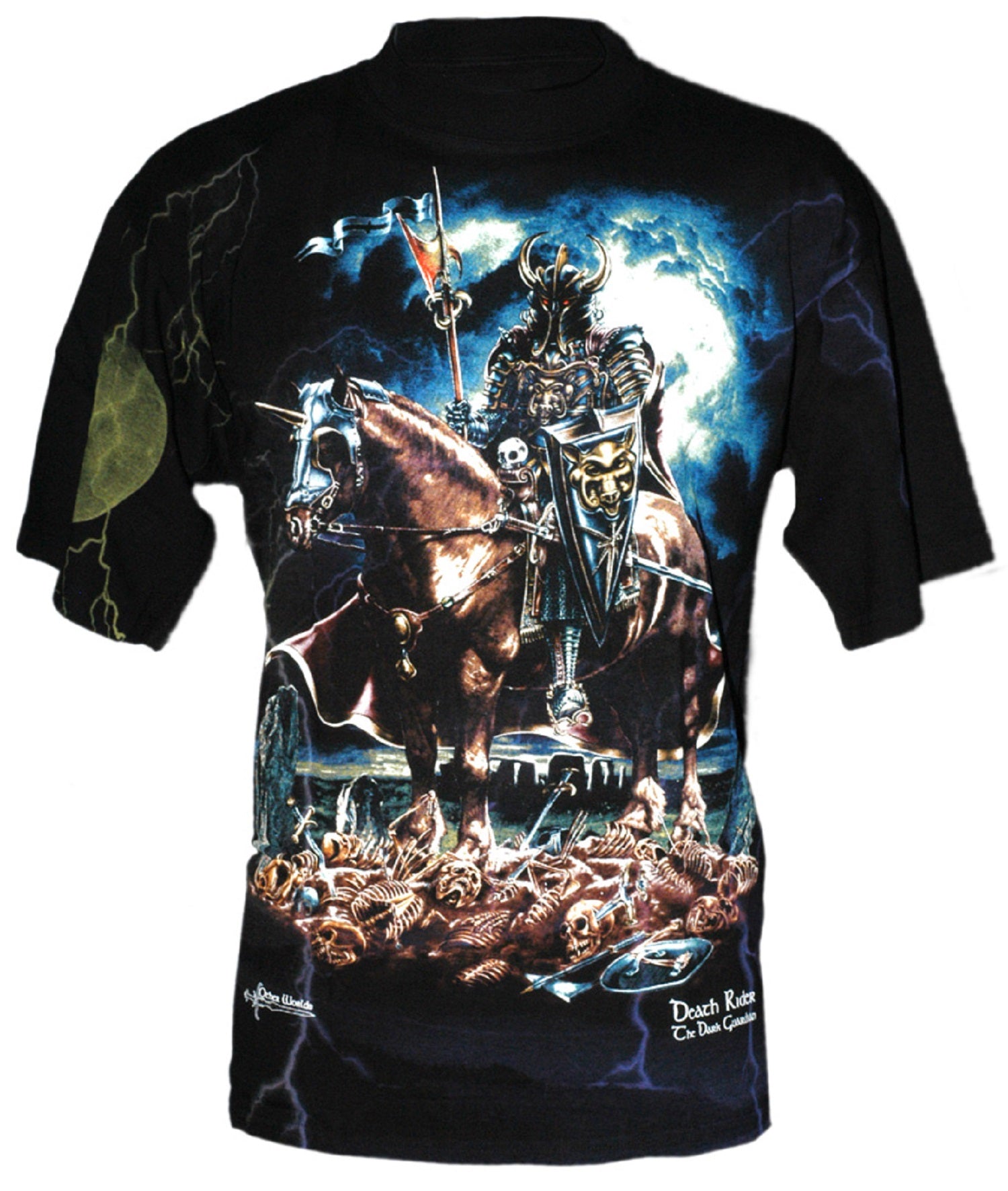 Planet Earth Death Rider T-Shirt - BT1002 – Bushfire Shop